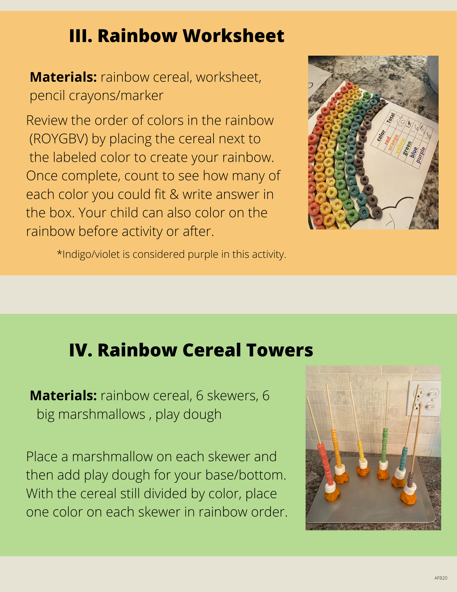 FUN & EDIBLE ACTIVITY – MAT Create