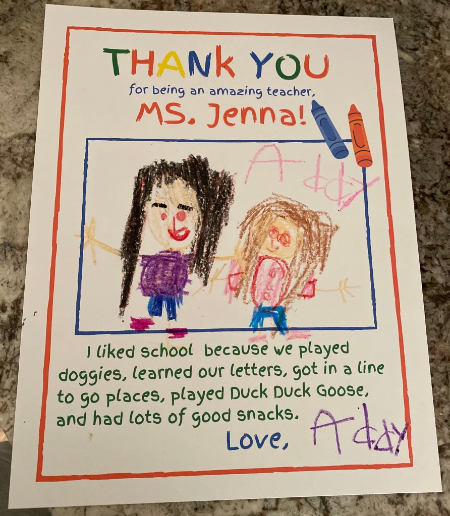 End Of Year Teacher Printable Keepsakes – MAT Create