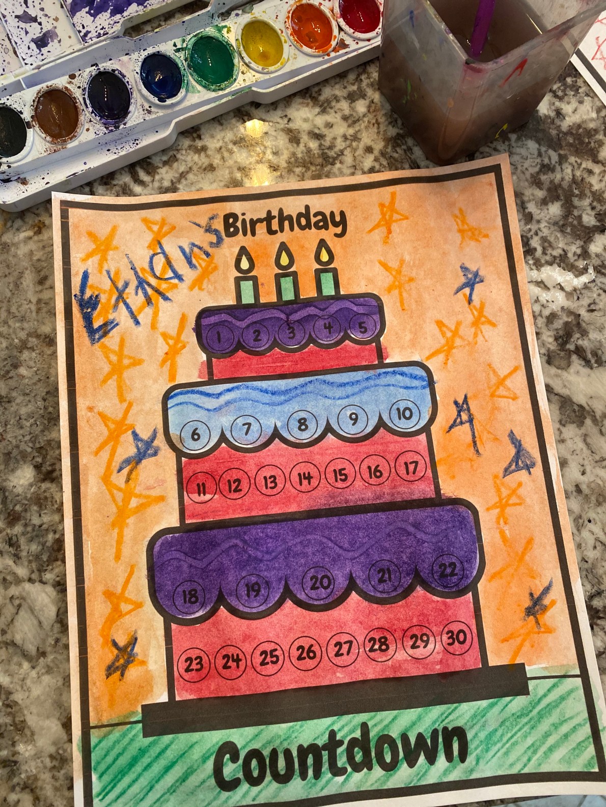 BIRTHDAY CAKE COUNTDOWN – MAT Create