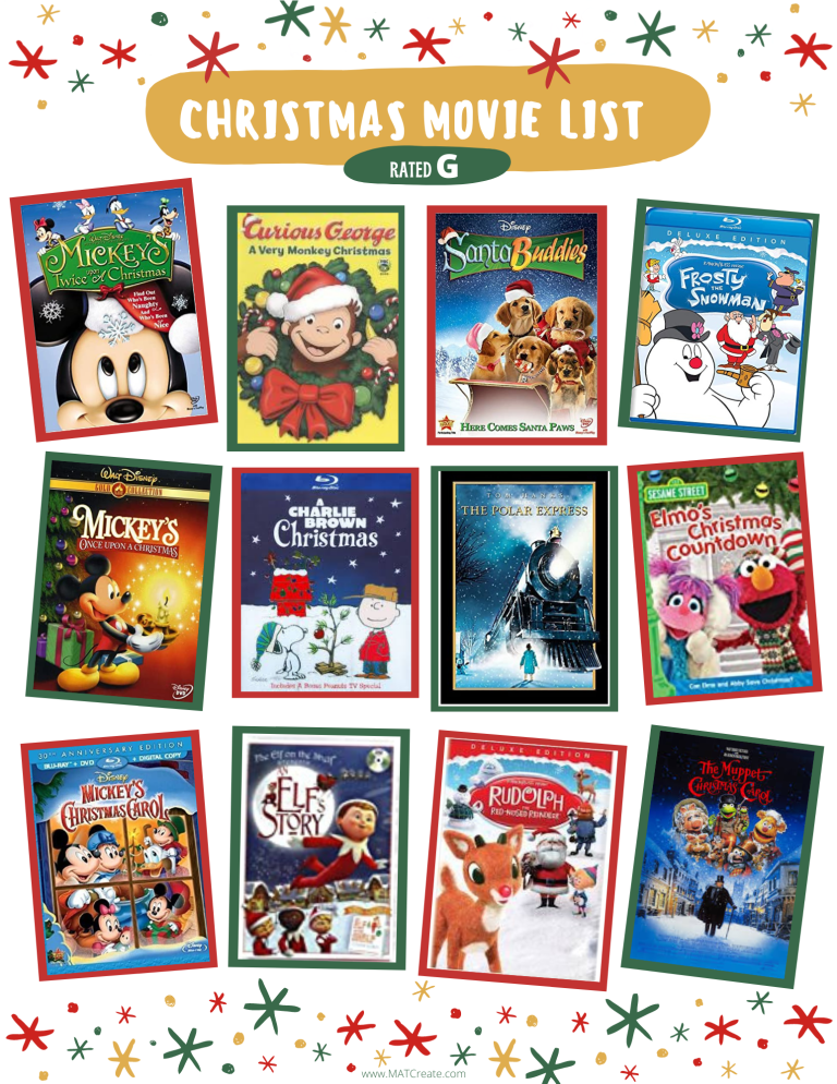 CHRISTMAS CHECKLIST WITH ACTIVITIES – MAT Create