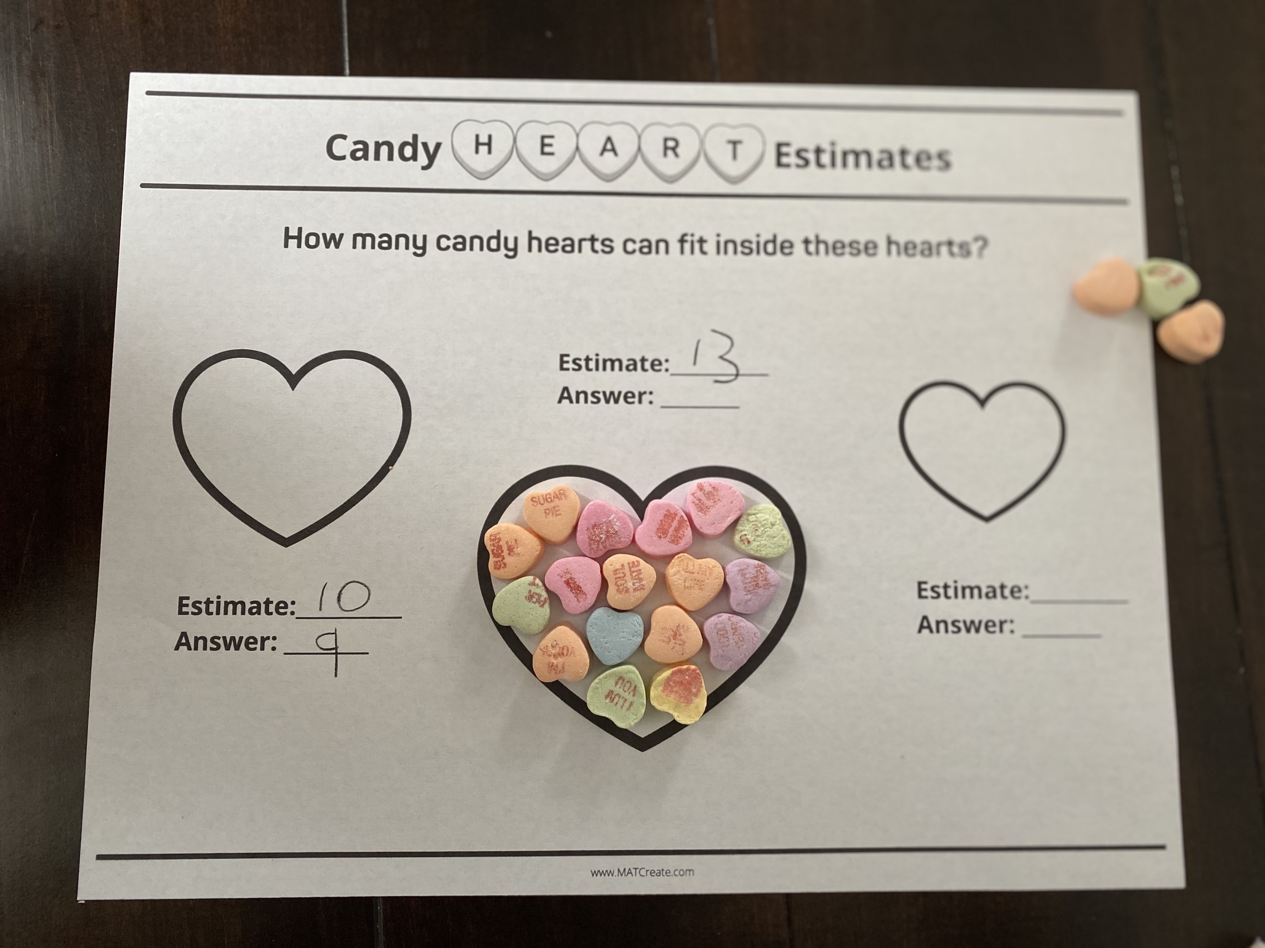 CANDY HEART ACTIVITIES – MAT Create