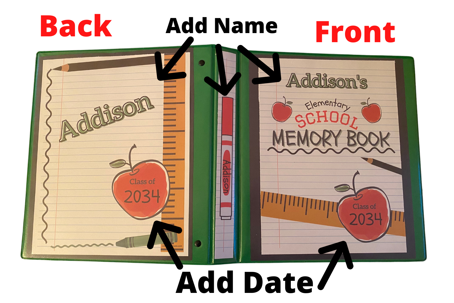 ELEMENTARY SCHOOL MEMORY BOOK – MAT Create